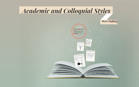 Academic and Colloquial Styles by Maya Wallick on Prezi