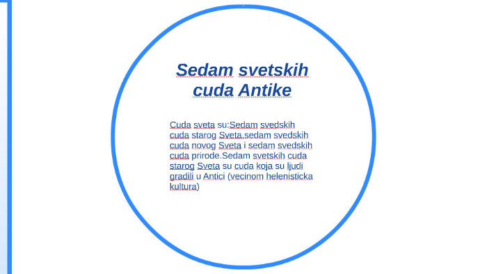 Sedam svetskih cuda Antike by Dragan Stanic on Prezi