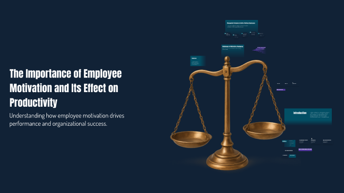 The Importance of Employee Motivation and Its Effect on Productivity by ...