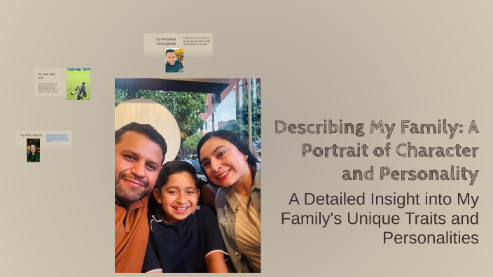 Describing My Family: A Portrait of Character and Personality by JAIRO ...
