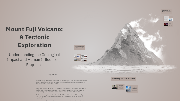 Mount Fuji Volcano: A Tectonic Exploration by 志轩 孔 on Prezi