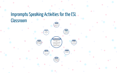 Impromptu Speaking Activities for the ESL Classroom by Jennifer Bretz ...