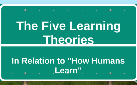 The Five Learning Theories: In Relation to How Humans Learn by Lauren ...
