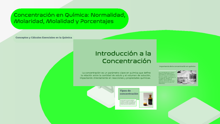 Concentración en Química: Normalidad, Molaridad, Molalidad y ...