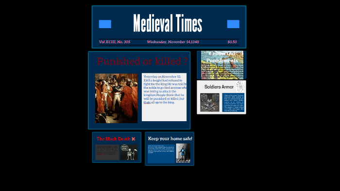 Medieval Newspaper by Diana Hernandez