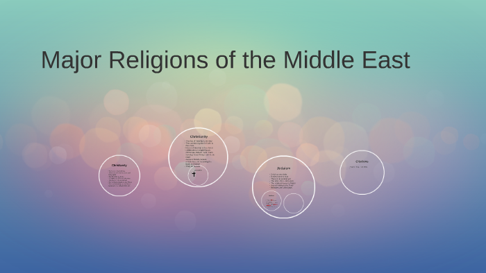 Major Religions of the Middle East by Kara Tobar on Prezi