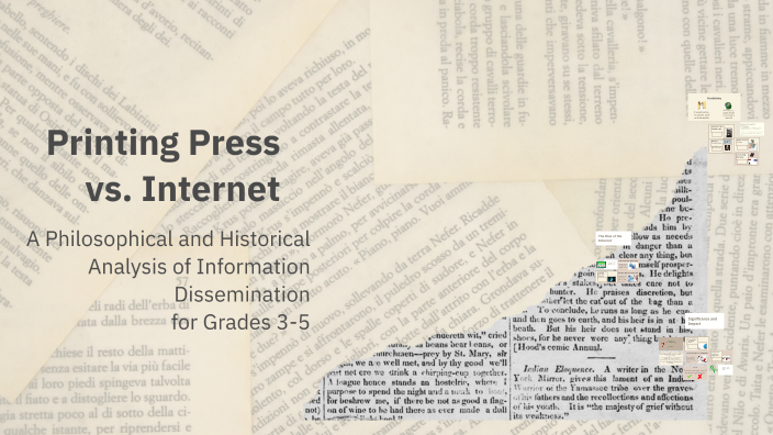 Printing Press vs. Internet by Wendy Emery on Prezi