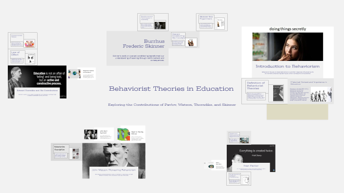 Teorias Behavioristas by Marcelo Pinto on Prezi
