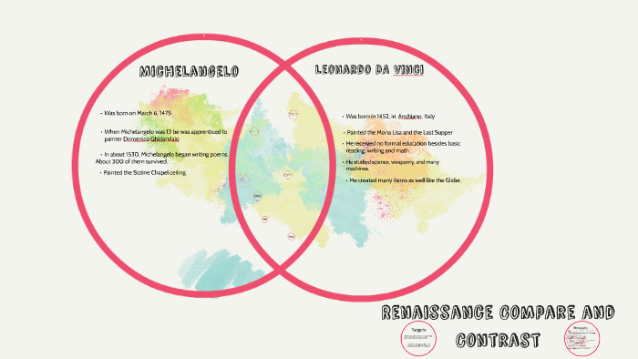 Renaissance Compare and Contrast by Meghan Hill on Prezi