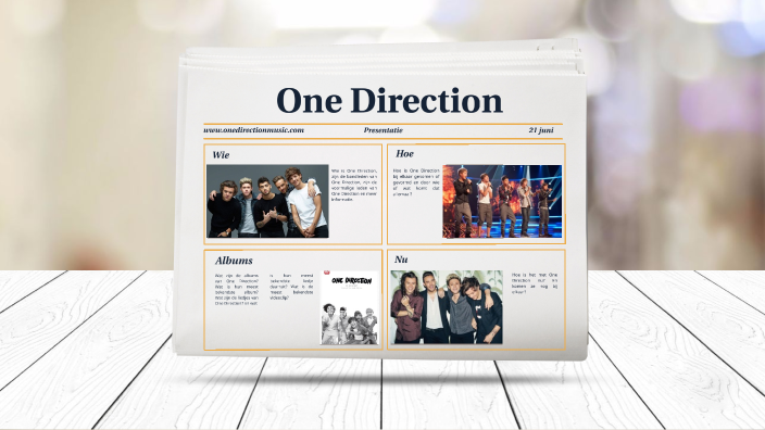 one direction presentatie by Florine S on Prezi