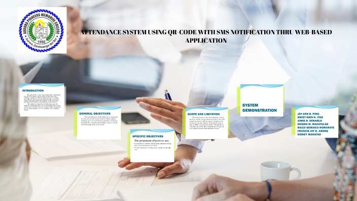 ATTENDANCE SYSTEM USING QR-CODE WITH SMS NOTIFICATION THRU WEB-BASED ...