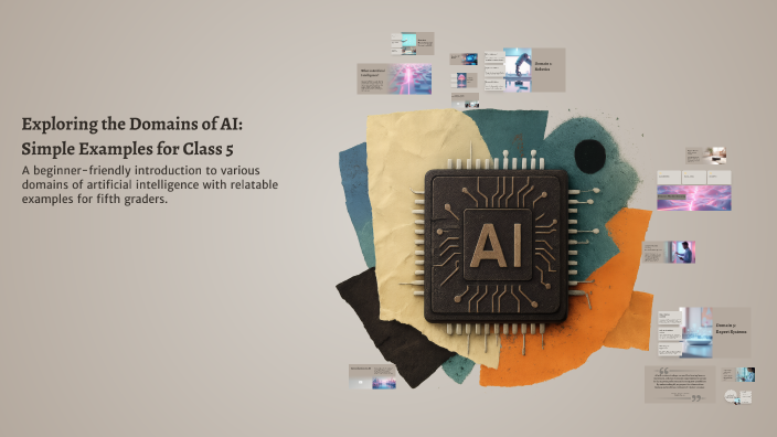 Exploring the Domains of AI: Simple Examples for Class 5 by Remya ...