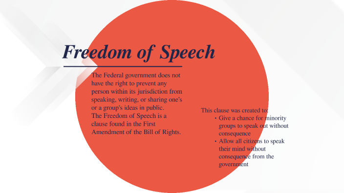 Constitution Talk: Freedom of Speech, and its Incorporation by Pierce H ...