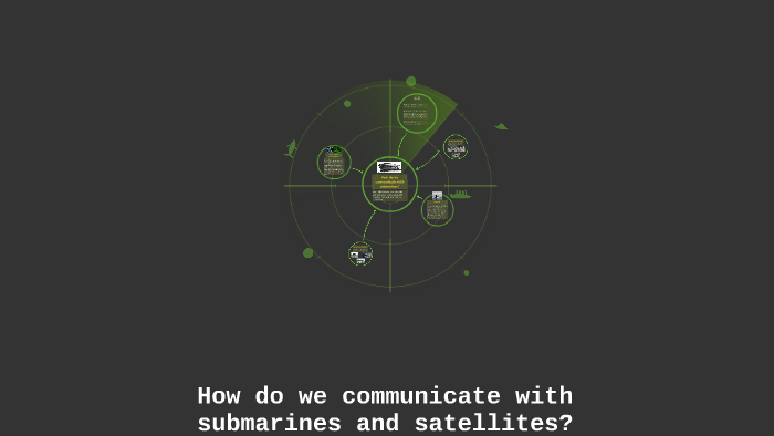 How do we communicate with submarines and satellites? by Heba Prezi on ...