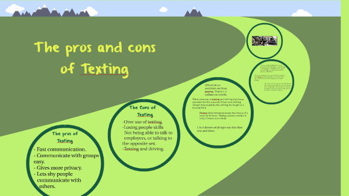 Texting and Driving Pros vs. Cons by Evan Retherford on Prezi