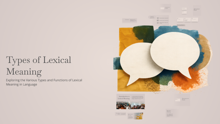 Types of Lexical Meaning by Abdulloh Muhammadjonov on Prezi