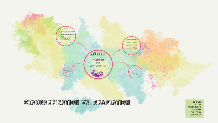 Standardization VS. Adaptation by Atalia Regev on Prezi