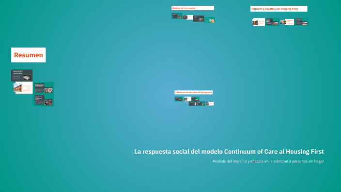 La respuesta social del modelo Continuum of Care al Housing First by ...