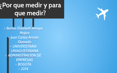 ¿Porque medir y para que medir? by elizabeth Amaya