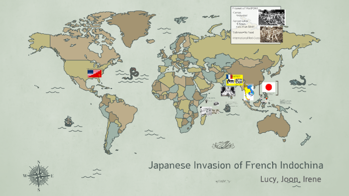 French Indochina World Map