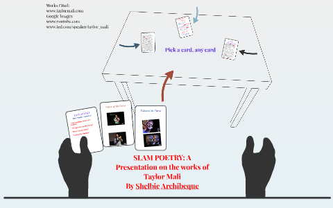 SLAM POETRY: A Presentation on the works of Taylor Mali by shelbie ...