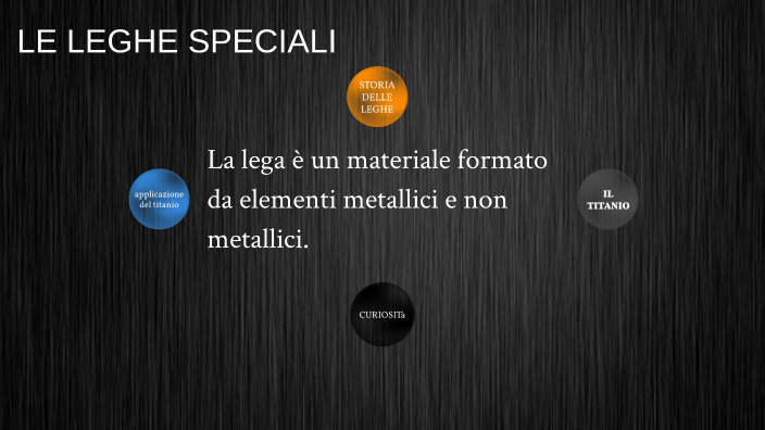 Leghe speciali by Chiara Crepaldi on Prezi