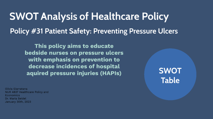policy SWOT Analysis by Olivia Giarratana on Prezi