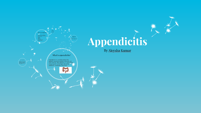 Appendicitis by sarah johnson