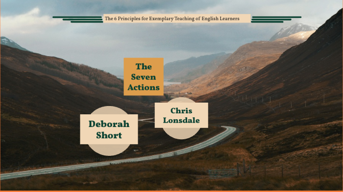 The Six Principles for Exemplary Teaching of English Learners by Joseph ...