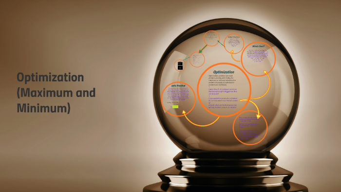 Optimization (Maximum and Minimum) by Glenne De on Prezi