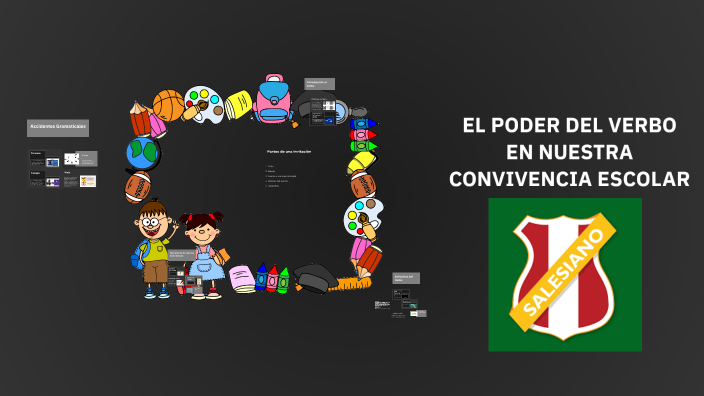 EL PODER DEL VERBO EN NUESTRA CONVIVENCIA ESCOLAR by William Escobar on ...