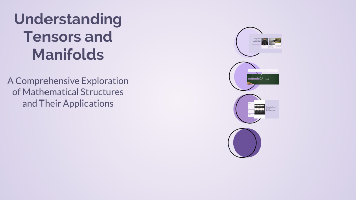 Understanding Tensors and Manifolds by Shreyansh Das on Prezi