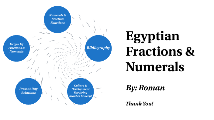 Egyptian Fraction And Numerals by RW - 08BA 733207 Thorndale PS on Prezi
