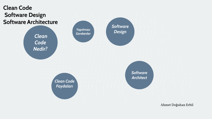 Clean Code Software Design Software Architecture by Doğuhan Erbil on Prezi