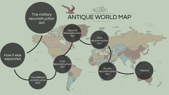 Map of the Military Reconstruction Act by kaidyn harris on Prezi