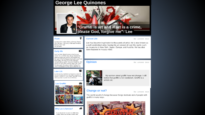 George Lee Quinones by wismerlin vargas on Prezi