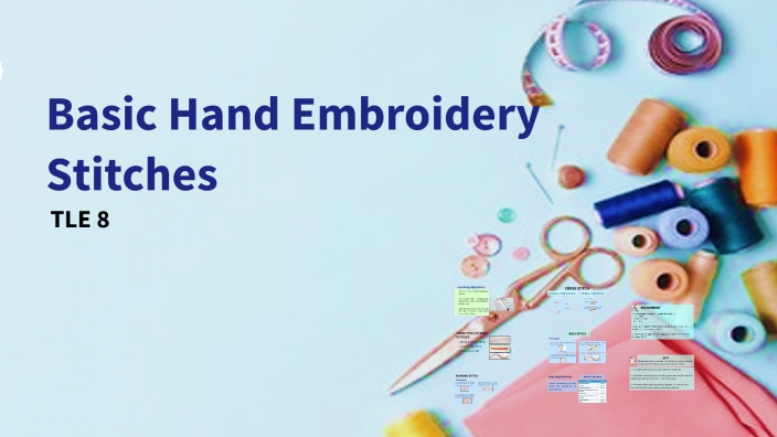 BASIC HAND EMBROIDERY STITCHES by Cindy Sierra on Prezi