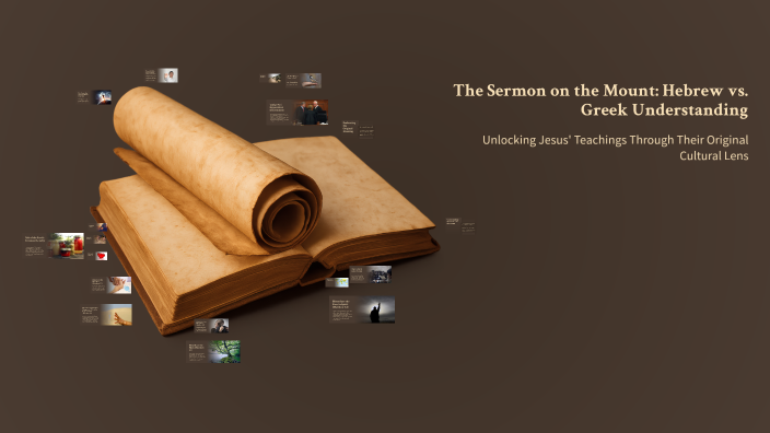 The Sermon on the Mount: Hebrew vs. Greek Understanding by David ...