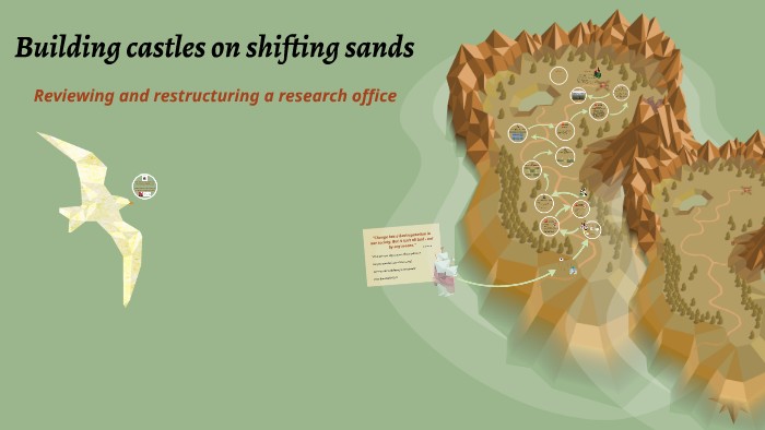 Building castles on shifting sands by Julie Northam on Prezi