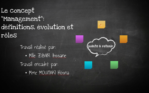 Le concept "Management": définitions, by ihssane zbair on Prezi