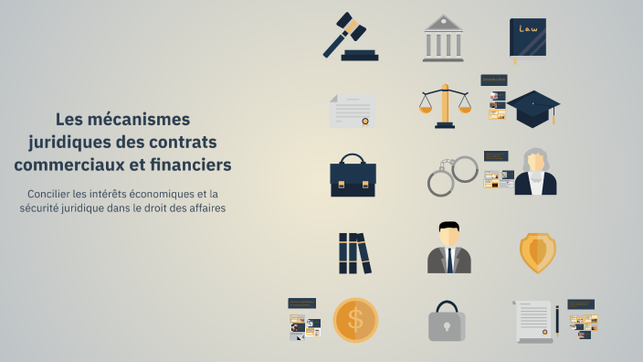 Les mécanismes juridiques des contrats commerciaux et financiers by OUSSAMA EL MOUTAOIKEL on Prezi