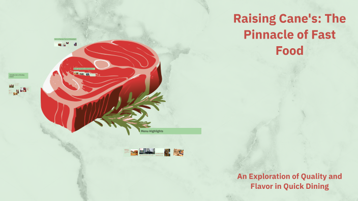 Raising Cane's: The Pinnacle of Fast Food by Elijah Williams on Prezi