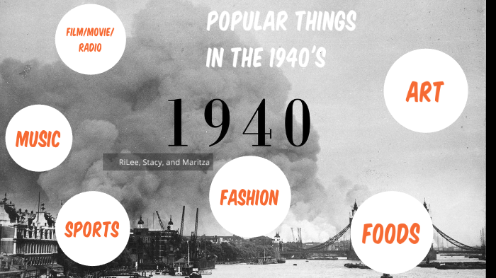 Popular Things in the 1940's by Stacy Davis on Prezi