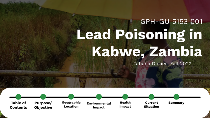 Lead Poisoning in Kabwe, Zambia by Tatiana Dozier on Prezi