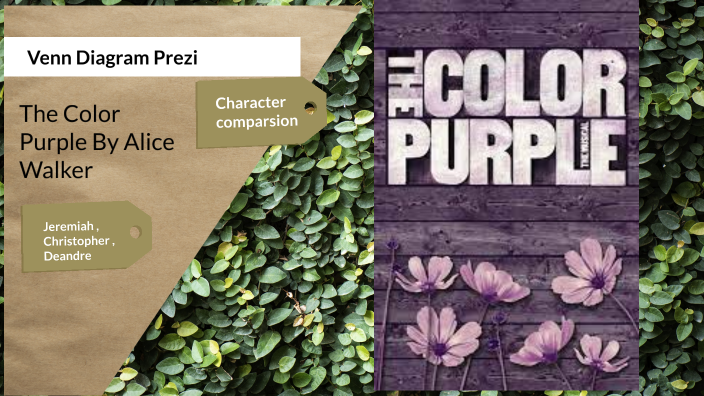 Character Venn Diagram "The Color Purple" by Jeremiah Malbroue on Prezi