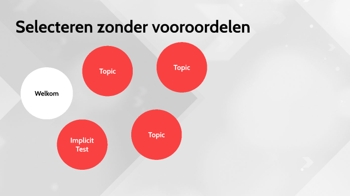 Selecteren zonder vooroordelen by Fleur Loonen on Prezi