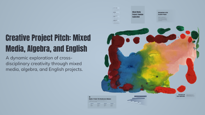 Creative Project Pitch: Mixed Media, Algebra, and English by hassan m ...