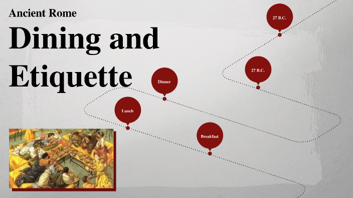 Ancient Roman Dining and Etiquette by Allison Gibson on Prezi