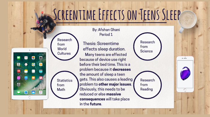 Screen time Effects Sleep by Afshan Ghani on Prezi