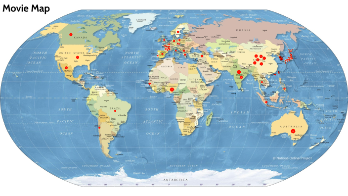 movie map by Ellie Betz on Prezi